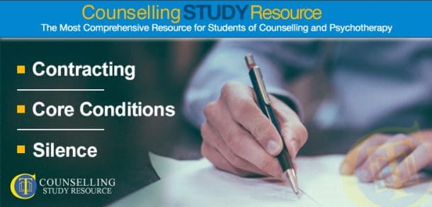 001 – Contracting – Core Conditions – Silence • Counselling Tutor