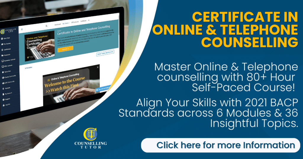 Counselling Online Course • Counselling Tutor