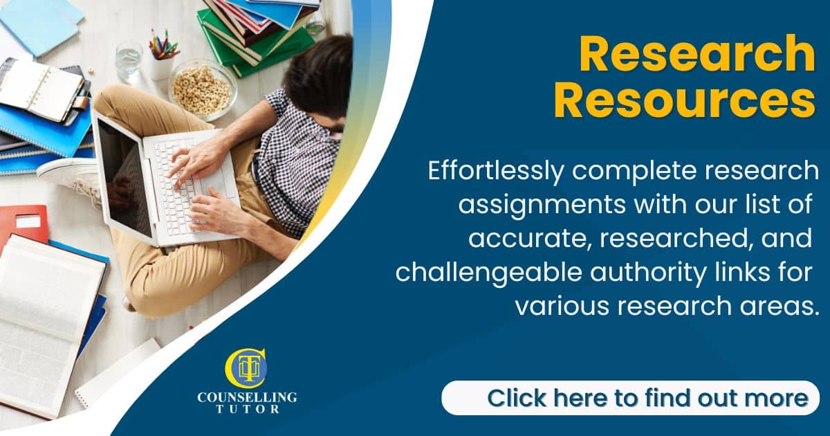 Research Resources • Counselling Tutor